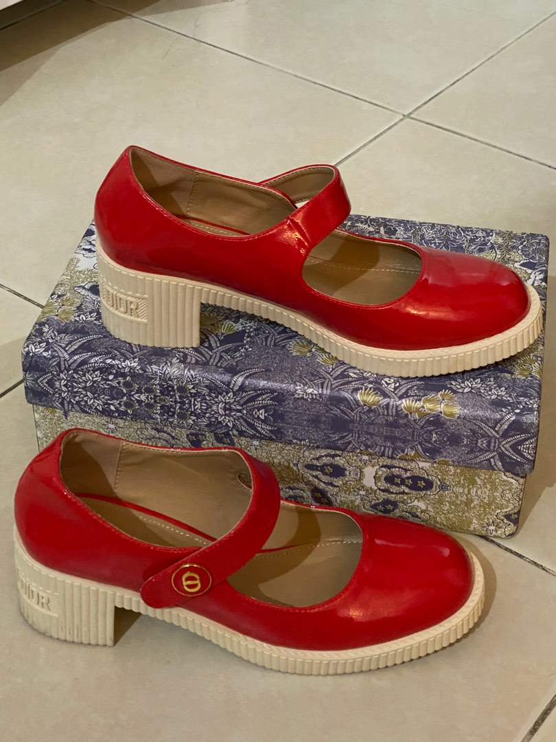 Christian Dior red heels, Women's Fashion, Footwear, Heels on Carousell