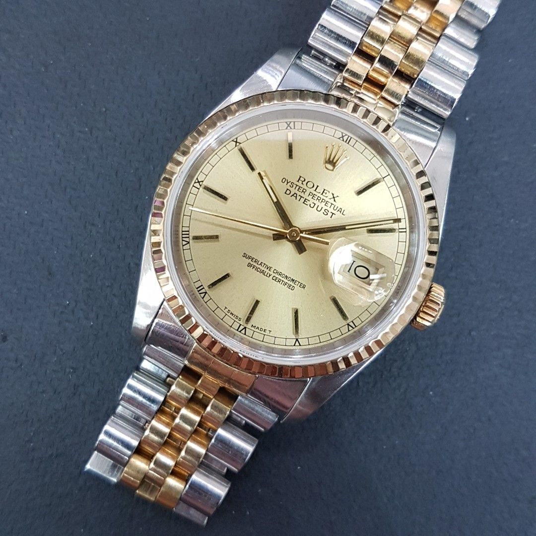 Rolex 16233 Oyster Perpetual Datejust Watch (1991), Luxury, Watches on ...