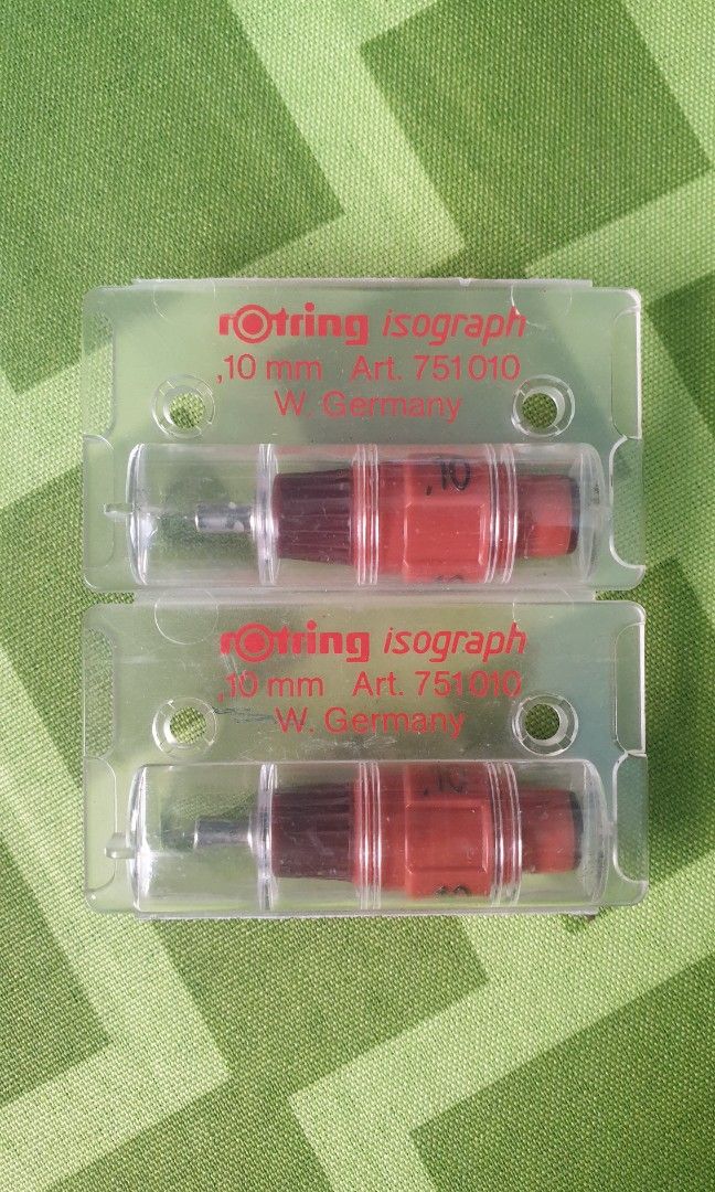 Techical Pen Rotring Isograph, spare Tips, Hobbies & Toys, Stationary ...