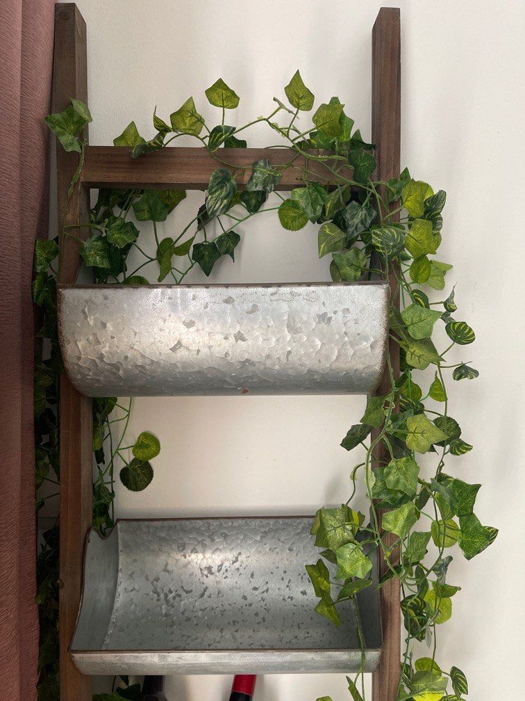 Rustic metal shelves, Furniture & Home Living, Home Decor, Other Home ...