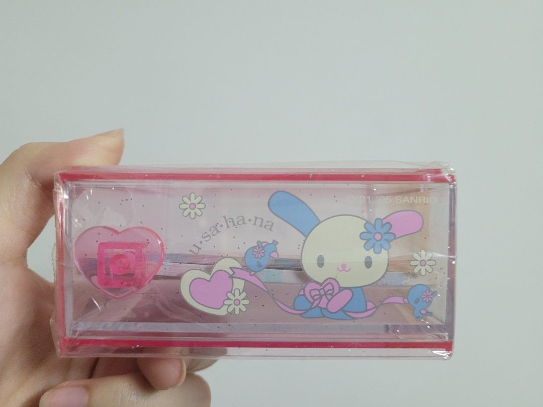 Sanrio Characters Square Notepad Holder/Drawer and Ruler (Usahana ...