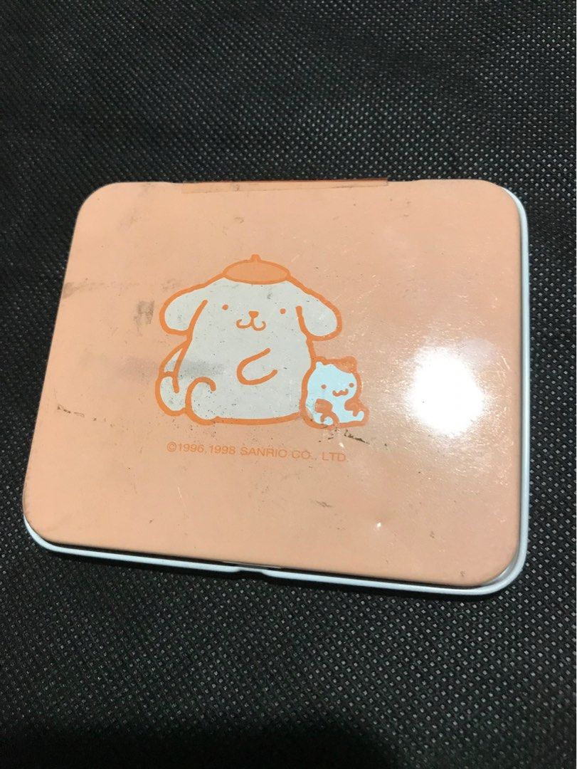 Sanrio Pompompurin Tin Case, Hobbies & Toys, Toys & Games on Carousell