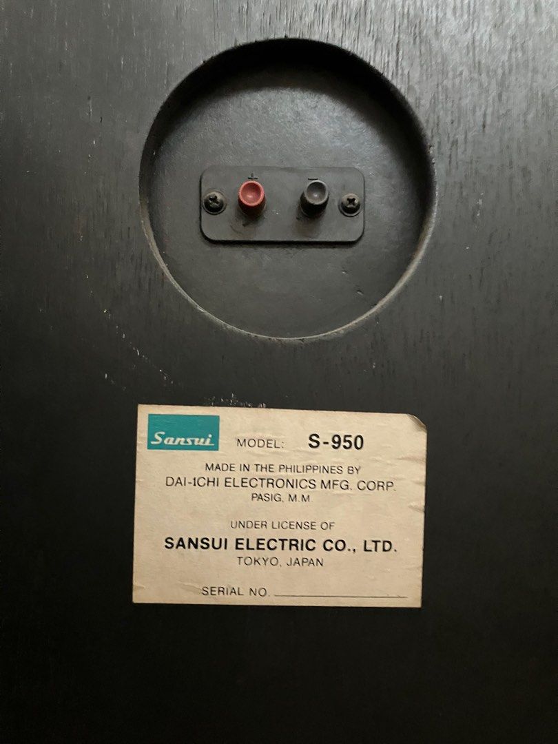 Sansui S-950 Speakers, Audio, Soundbars, Speakers & Amplifiers on Carousell