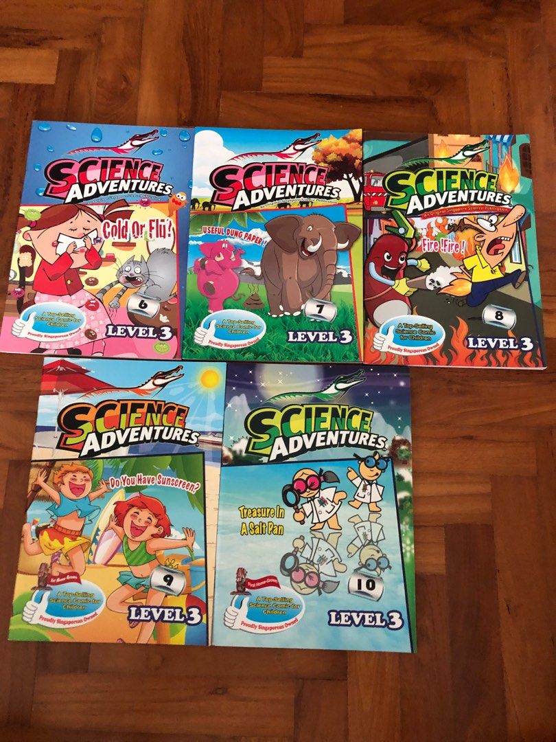 Science Adventure Level 3 Vol 1, 2 & 4, Hobbies & Toys, Books ...