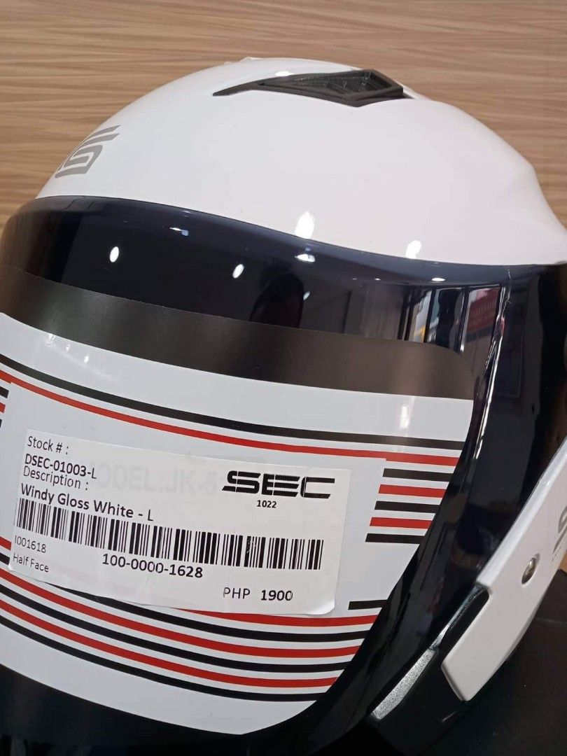 Sec half face helmet, Motorbikes, Motorbike Parts & Accessories ...