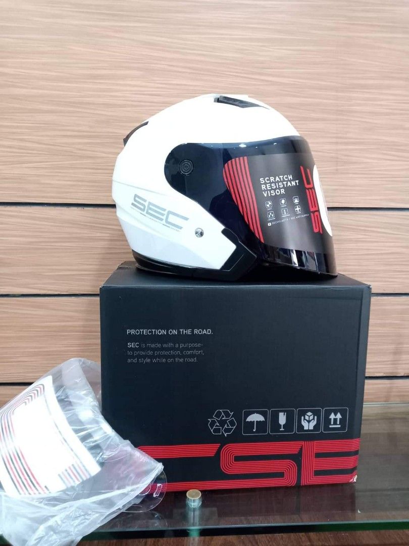 Sec half face helmet, Motorbikes, Motorbike Parts & Accessories ...