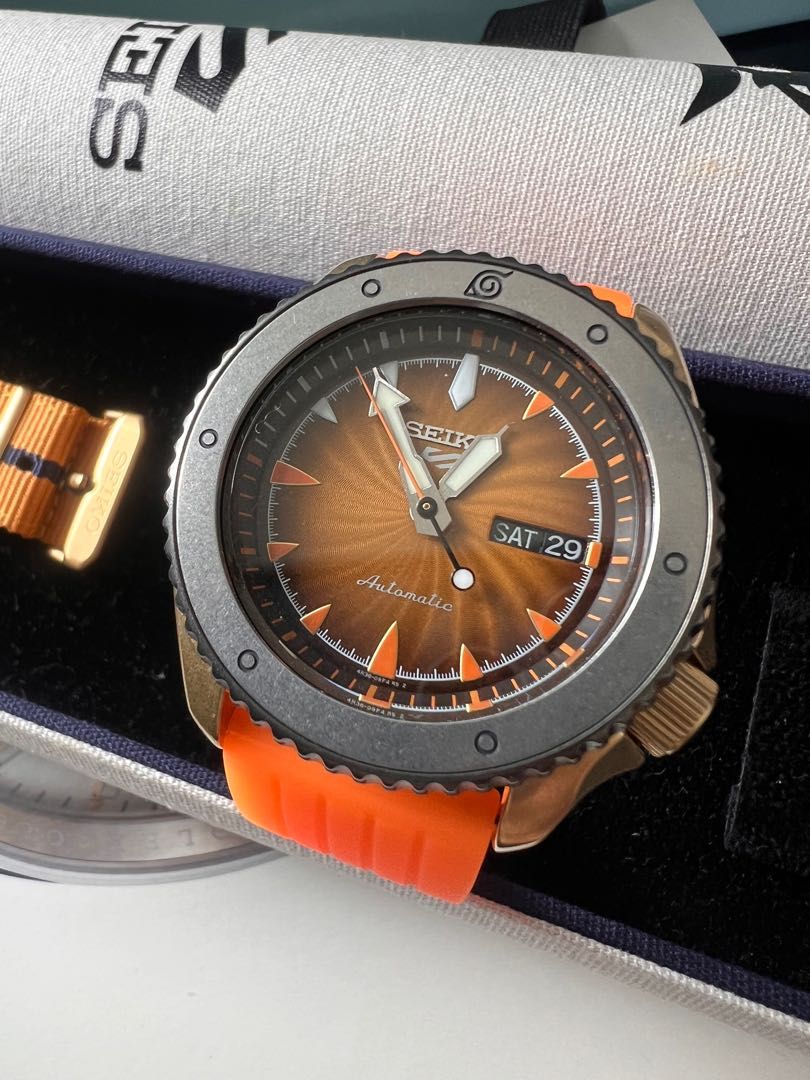 Seiko Limited Edition Naruto automatic watch, Men's Fashion, Watches ...