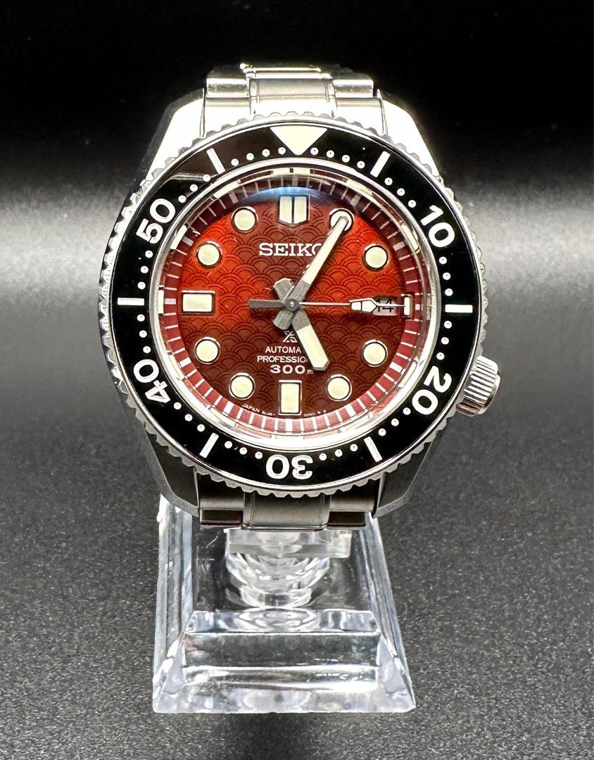 SEIKO Prospex MarineMaster 300 Seigaiha U.S. Special Edition SLA059 (MM300), Luxury, Watches on ...