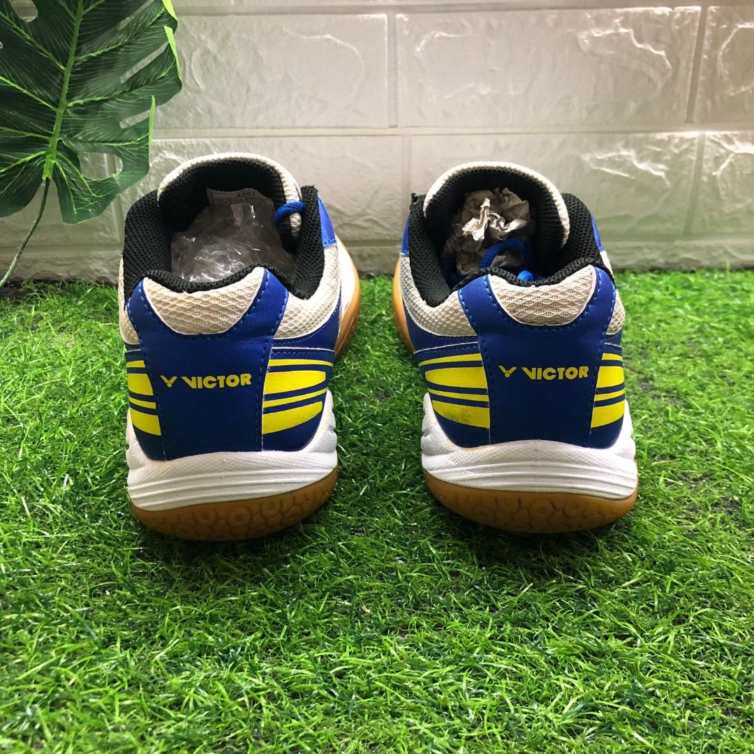 Sepatu Badminton Victor A001 white blue size 42, Olah Raga ...