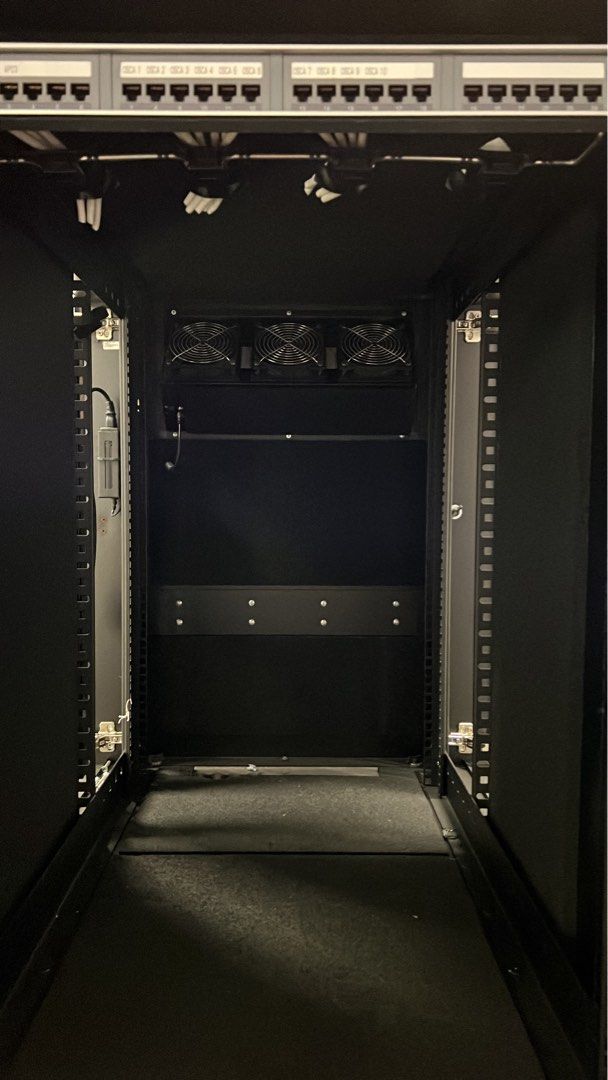 SERVER RACK CABINET- APC NETSHELTER CX 18U SECURE SOUNDPROOF SERVER ...