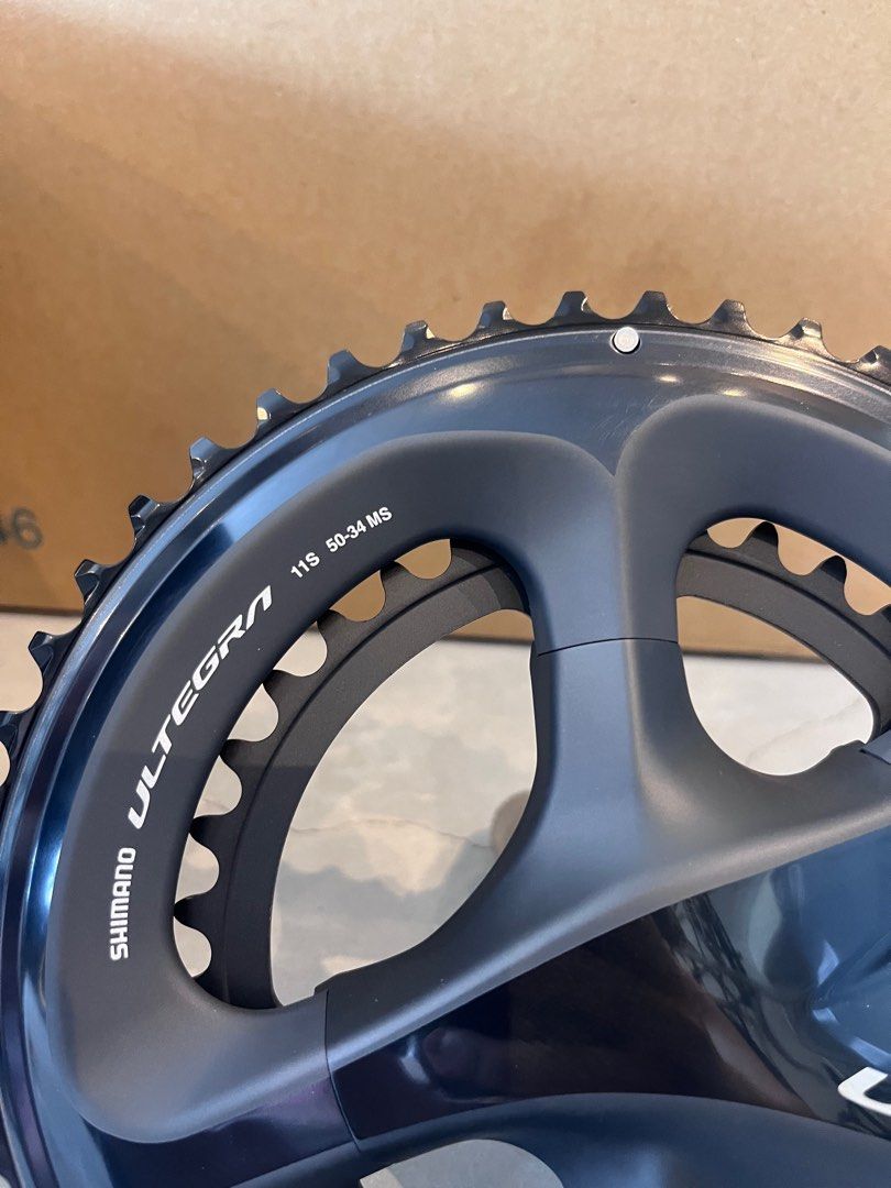 SHIMANO ULTEGRA R8000 Crankset Front Chainwheel, Sports Equipment ...