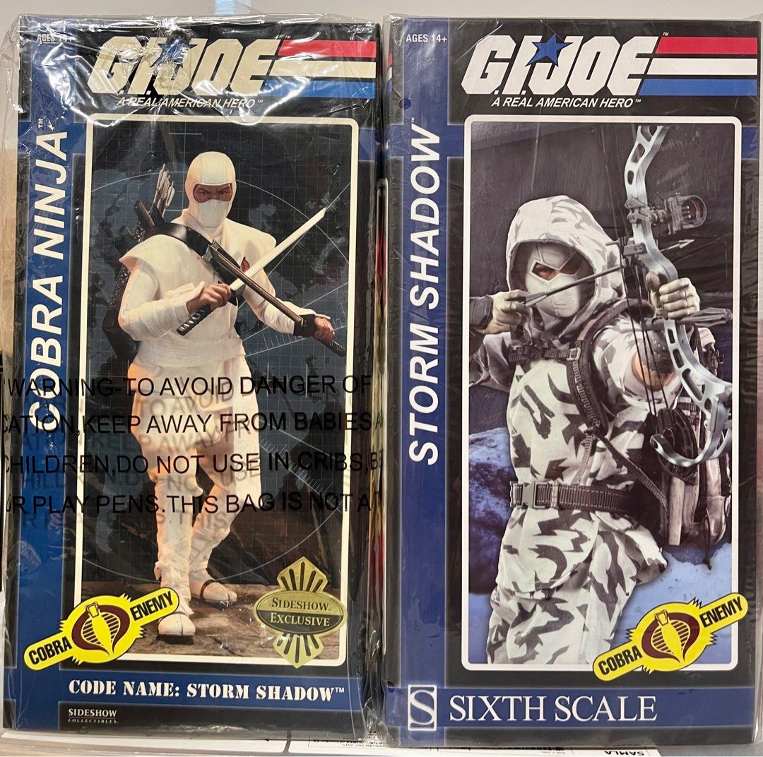 Sideshow 1/6 G.I.Joe - STORM SHADOW and SNAKE-EYES (exclusive versions ...