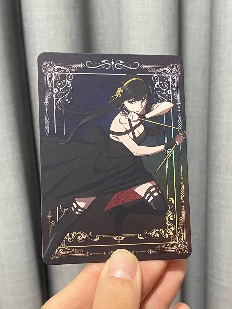 Spy x Family Anya Yor Loid Forger Family Desmond Holo Card Art Print ...