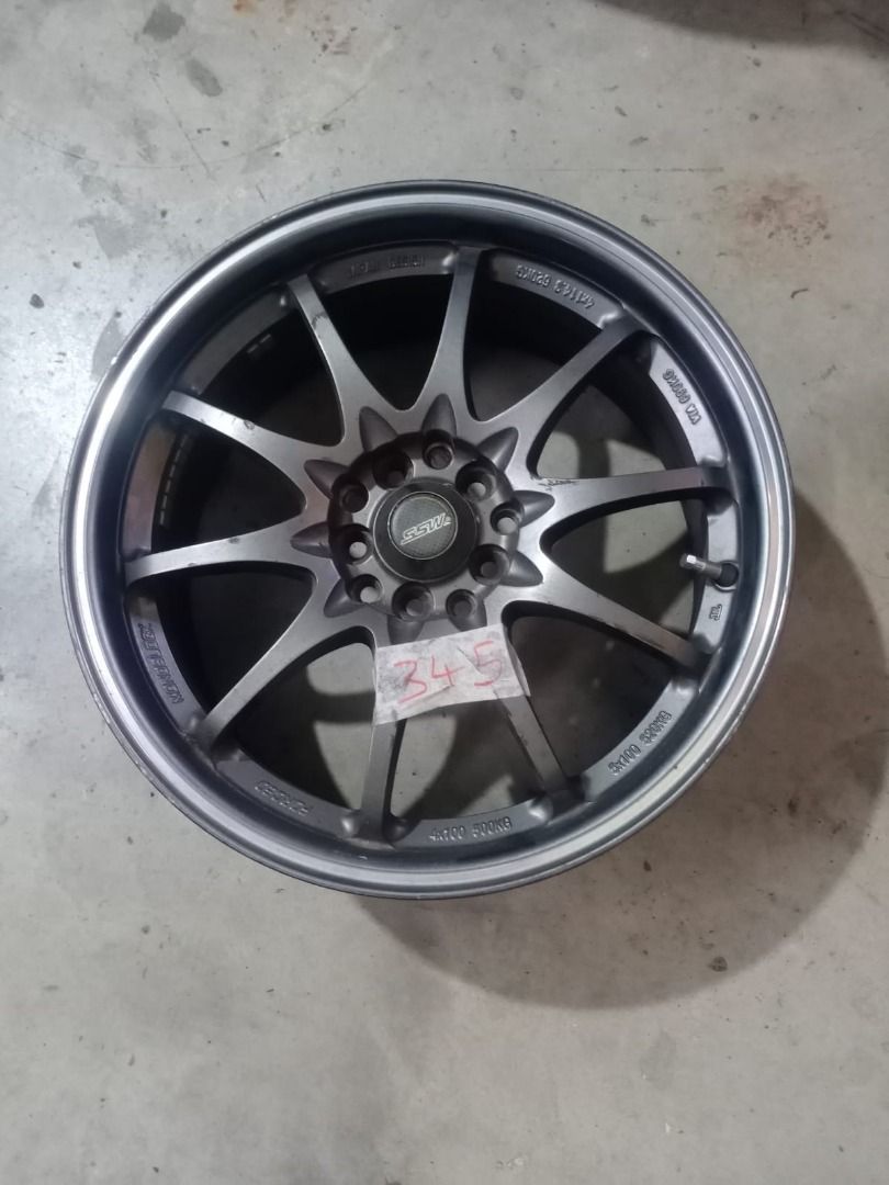 SSW Rim Set, Car Accessories, Tyres & Rims on Carousell