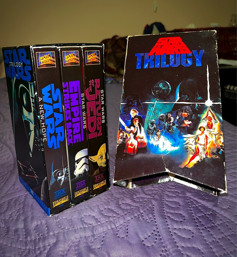 Star Wars Original Trilogy VHS Tapes [SET], Hobbies & Toys, Music ...