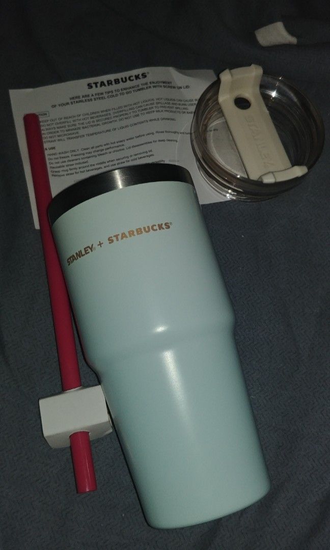 Starbucks x Stanley Light Blue Stainless Steel Cold Cup - 16oz Feel the ...