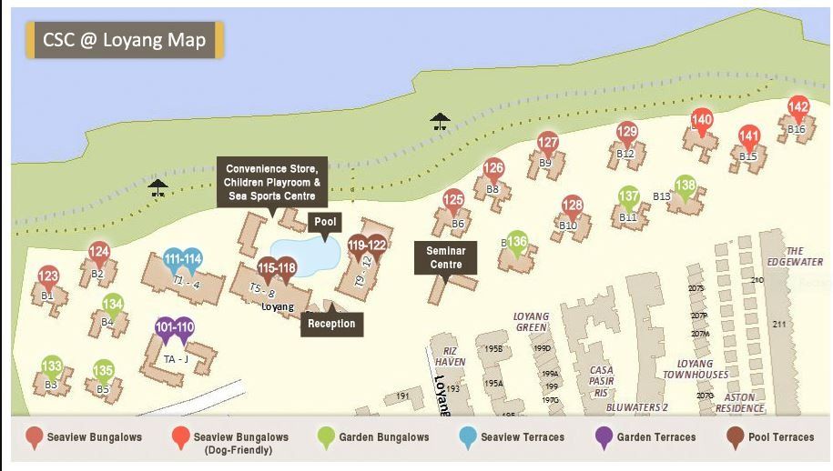 Chalet, Staycation at Loyang, Seaview Terrace Bungalow. Date can be ...