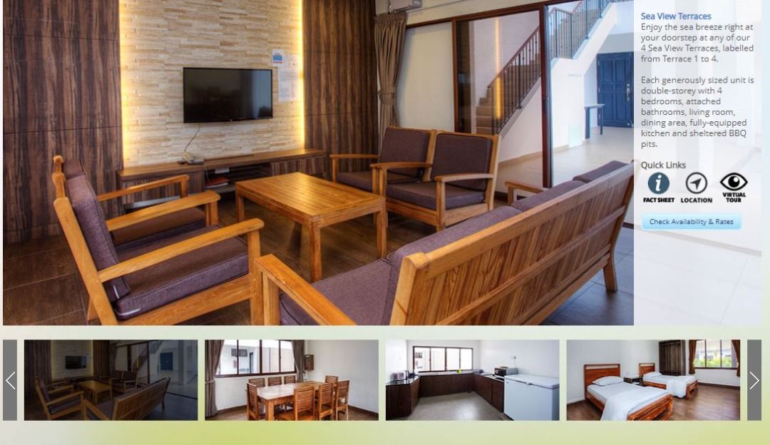 Chalet, Staycation at Loyang, Seaview Terrace Bungalow. Date can be ...