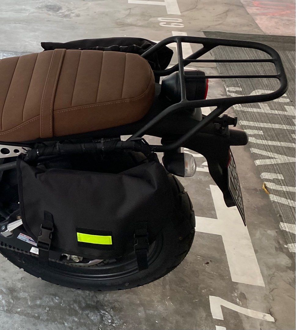 Sturdy rack + side panel for XSR 155, Motorcycles, Motorcycle ...