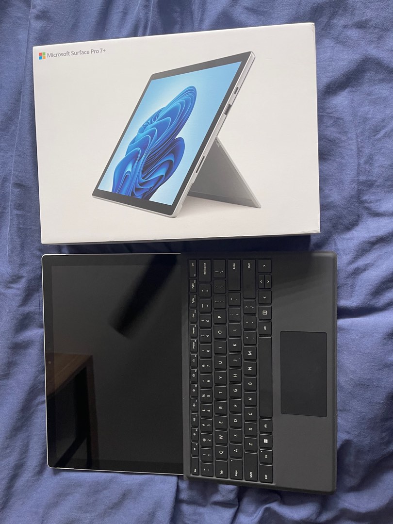 Surface Pro 7 plus 11th gen + note cover LIKE NEW, Computers & Tech ...