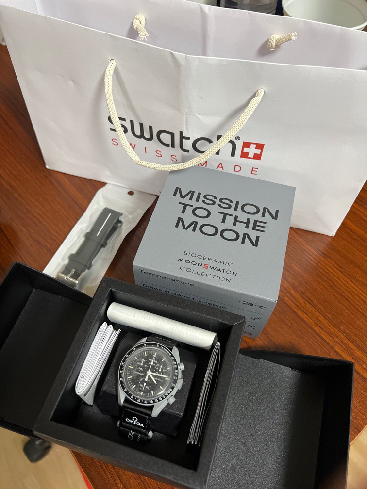 Swatch X Omega Mission to Moon, Luxury, Watches on Carousell