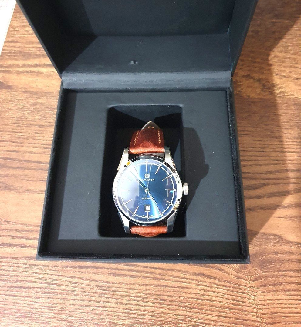 Hamilton Automatic Watch - Made in Switzerland - Blue Dial - AMERICAN ...