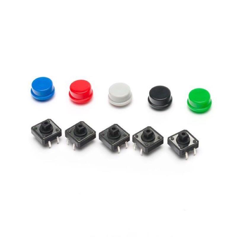 Tactile Button Assortment 5 pairs TACTILE PUSH BUTTON SWITCH MOMENTARY ...