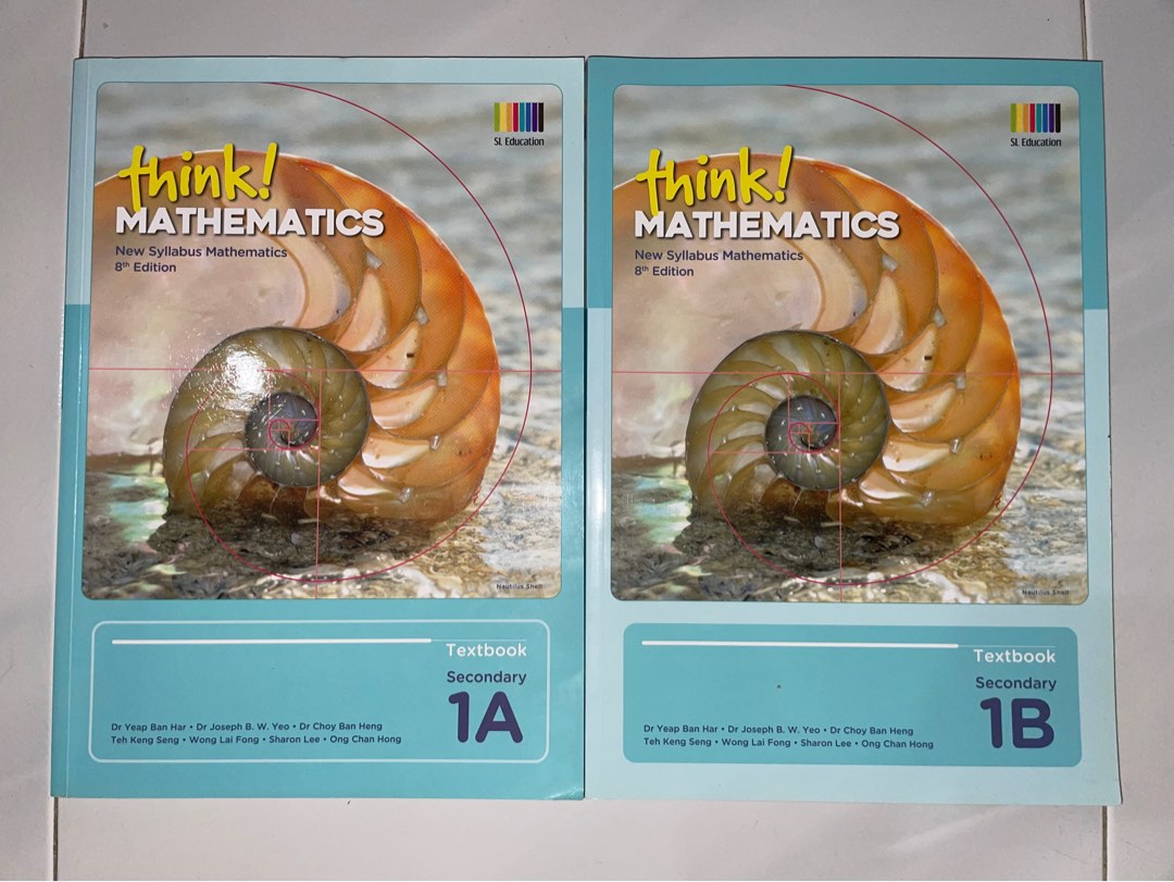 Think! Mathematics Textbook for Secondary 1, Hobbies & Toys, Books ...