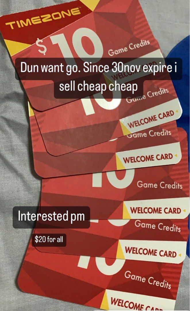 Time zone, Tickets & Vouchers, Store Credits on Carousell