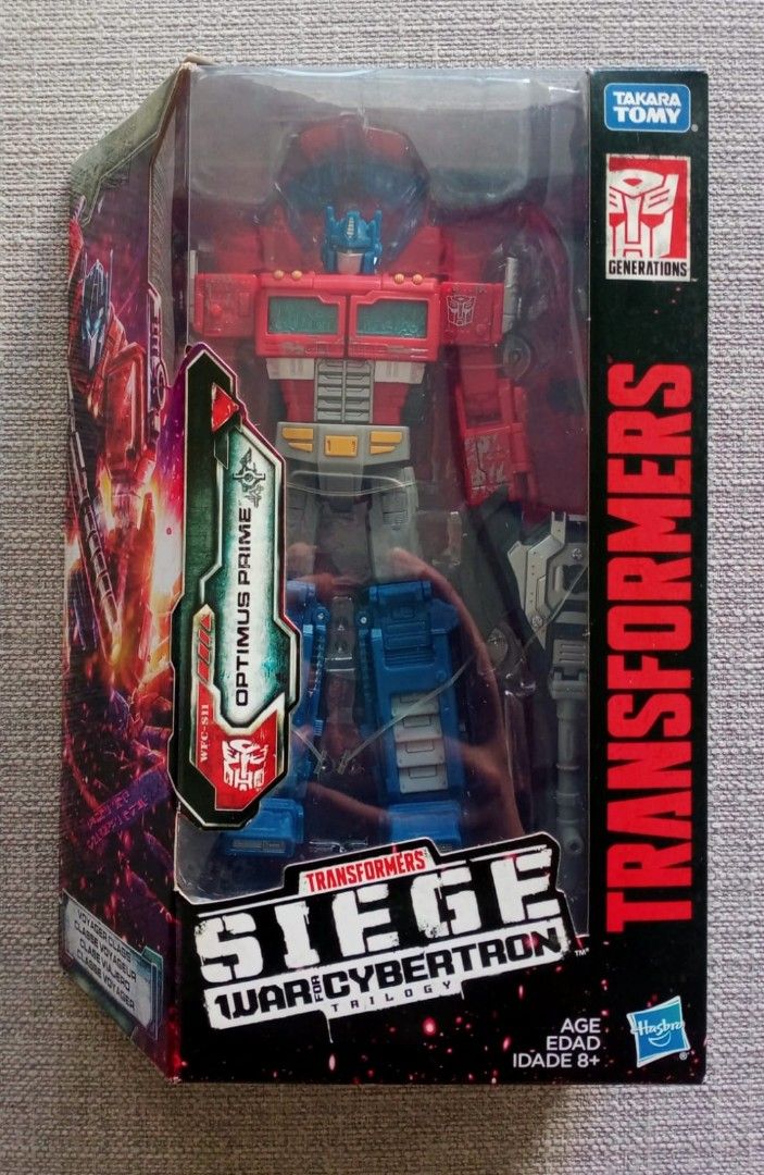 Transformers siege war for cybertron Optimus prime, Hobbies & Toys ...