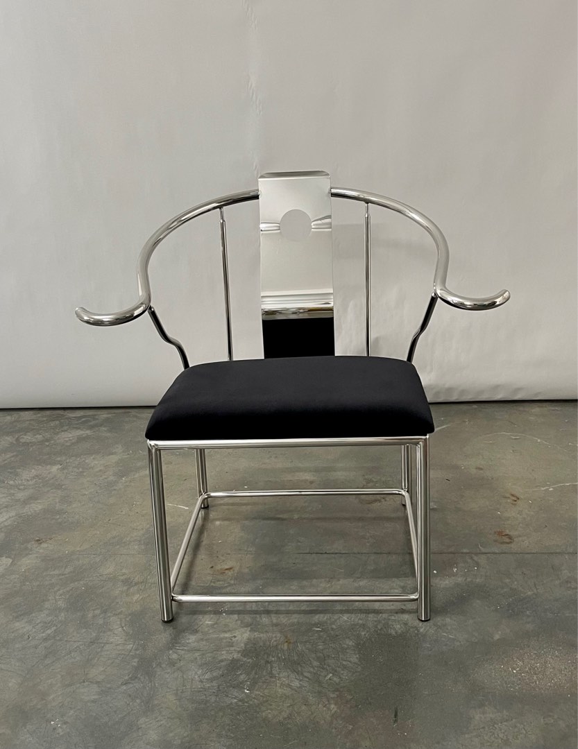 Unique Silver Metal Chair, Furniture & Home Living, Furniture, Chairs ...