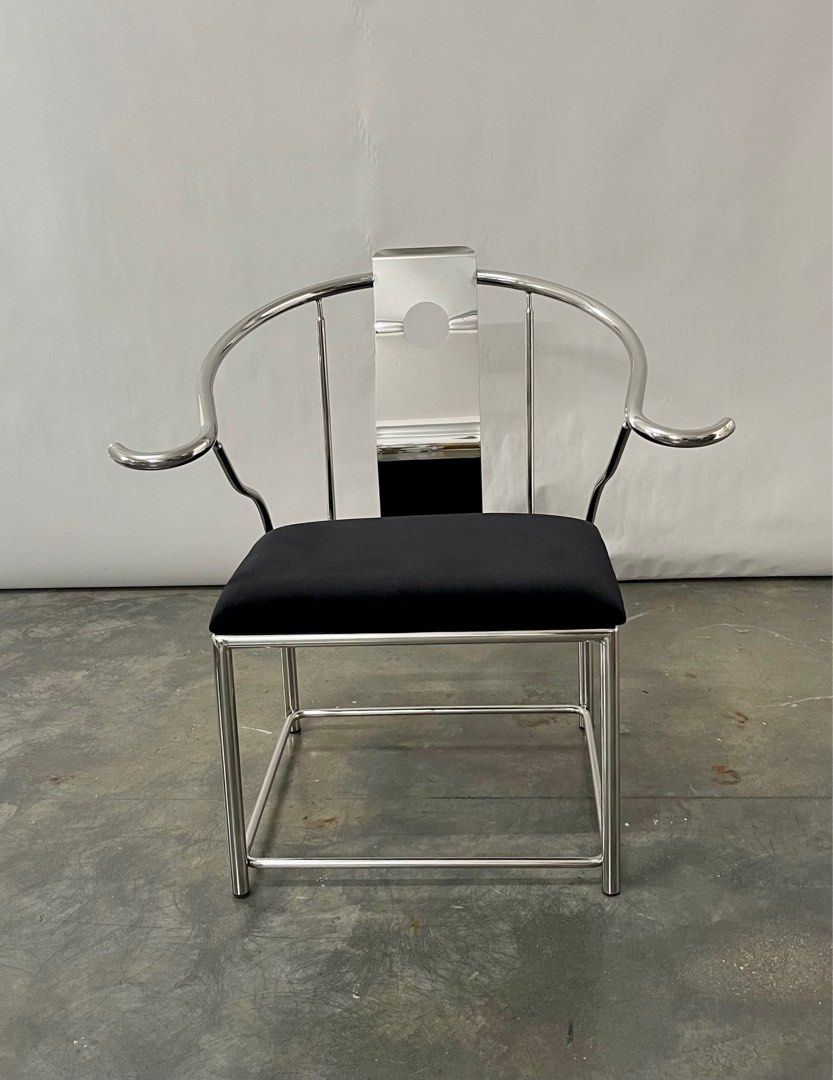 Unique Silver Metal Chair, Furniture & Home Living, Furniture, Chairs ...