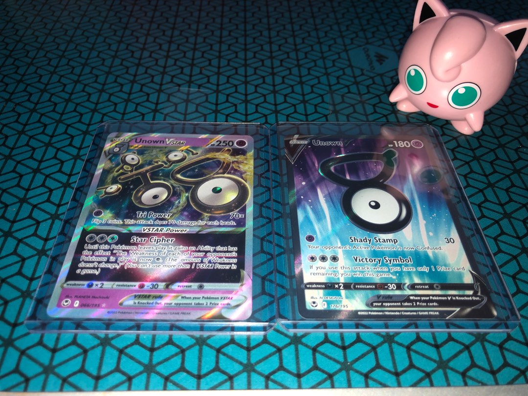 Unown V Unown Vstar Silver Tempest, Hobbies & Toys, Toys & Games on ...