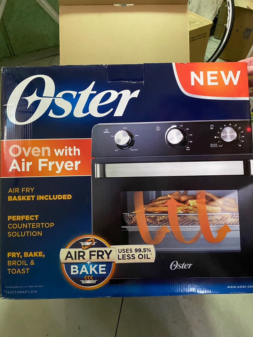 [USED ONCE] Oster Oven with Airfryer, TV & Home Appliances, Kitchen ...