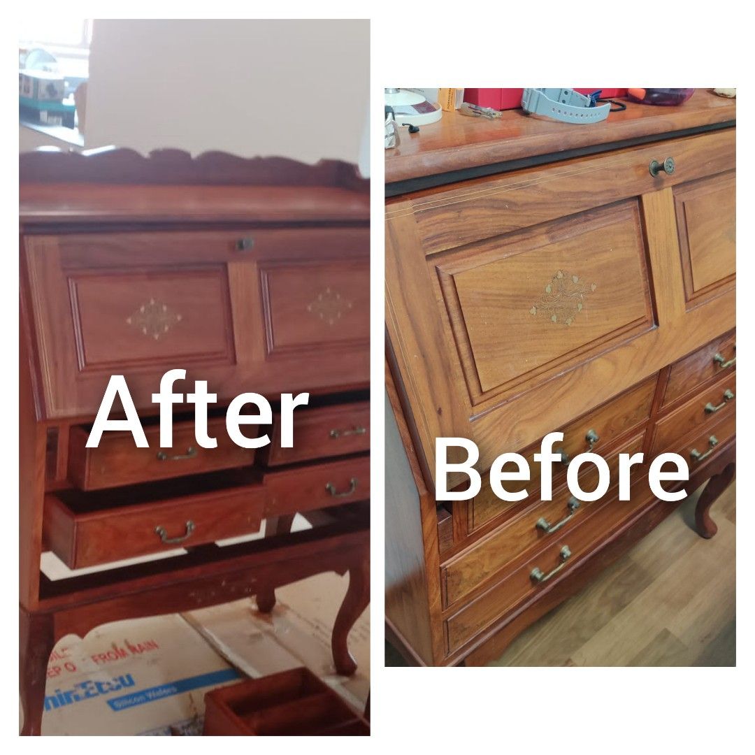 Varnishing Painting polishing Staining Refurbishing Installation Repair ...