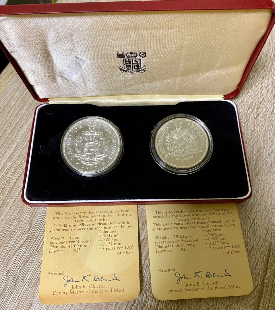 Venezuela 1975 Conservation series silver , Hobbies & Toys, Memorabilia ...