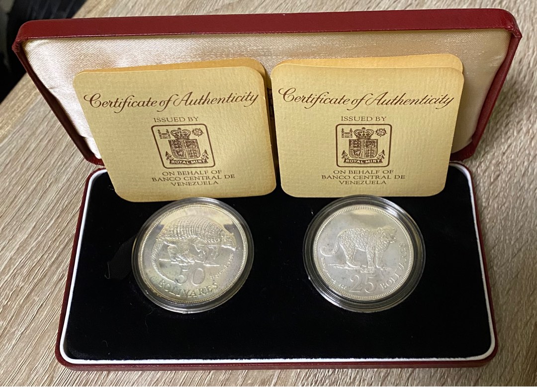 Venezuela 1975 Conservation series silver , Hobbies & Toys, Memorabilia ...
