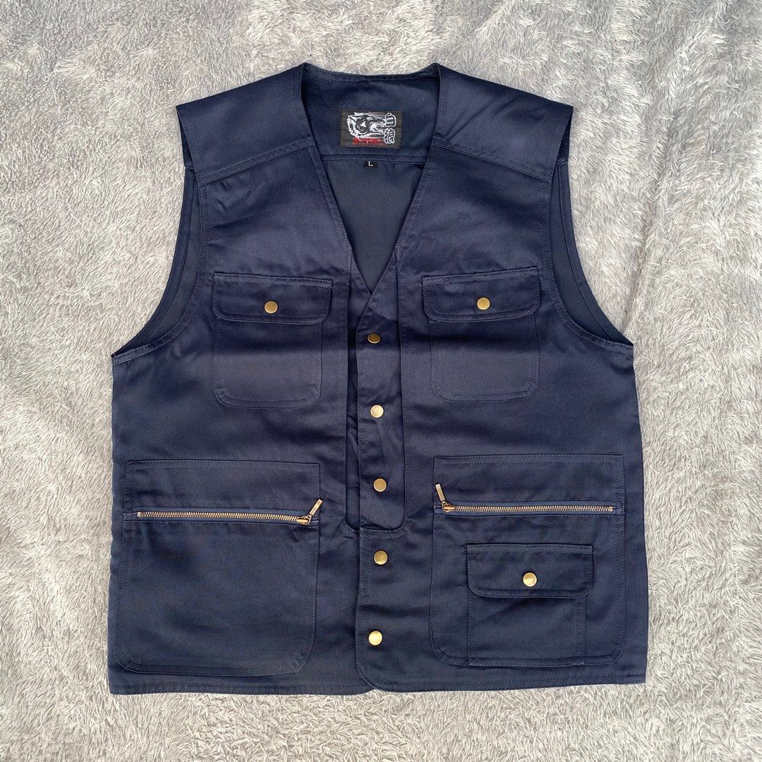 Vest Tactical Rompi Wartawan 7 Kantong Merk Toraichi, Fesyen Pria ...