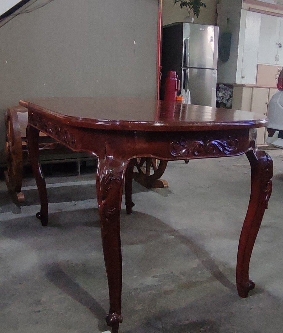 Victorian Narra Dining Table (1"Top), Furniture & Home Living ...