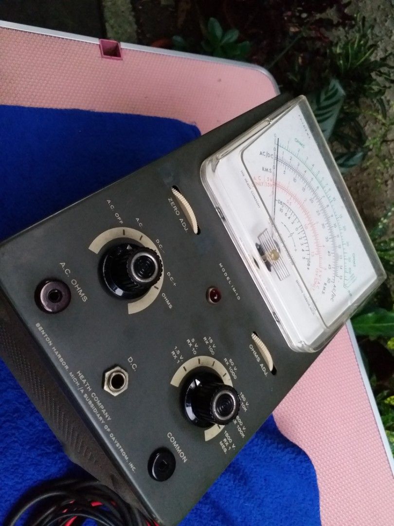 VTVM Vaccum Tube Volt Meter, Audio, Other Audio Equipment on Carousell