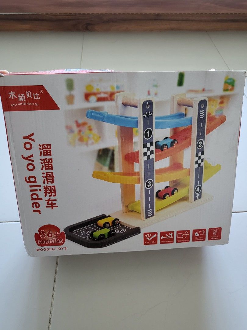 Wooden Car Ramp Racer toys, Hobbies & Toys, Toys & Games on Carousell