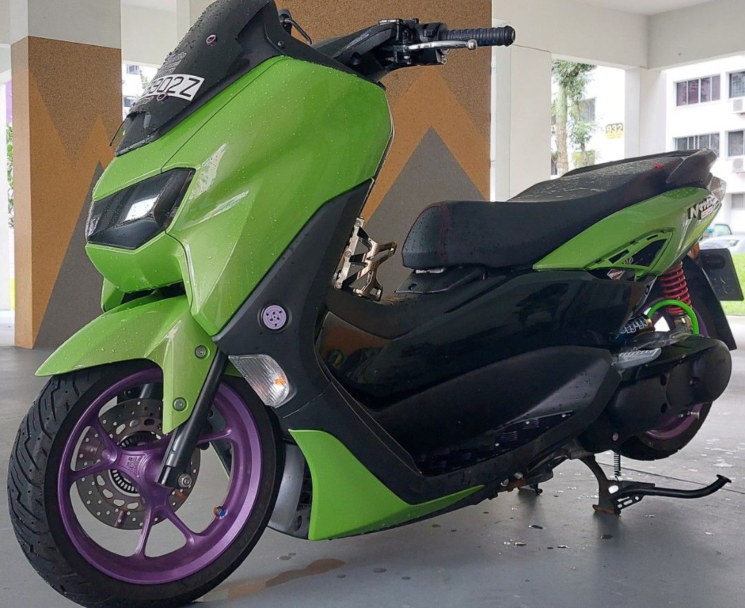 Lowered NMAX, Motorcycles, Motorcycles for Sale, Class 2B on Carousell