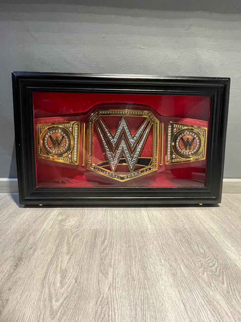Wwe Universal Championship, Furniture & Home Living, Home Decor, Frames ...