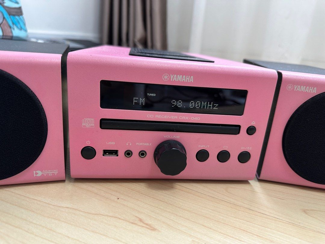 YAMAHA pink radio/speaker/cd player, Audio, Portable Music Players on ...