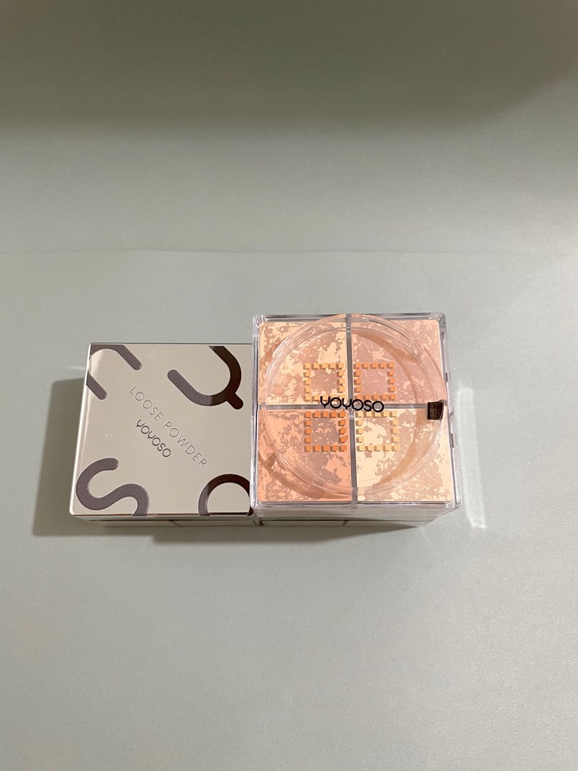 YOYOSO Moisture and Fine Four-Case Loose Powder, Beauty & Personal Care ...