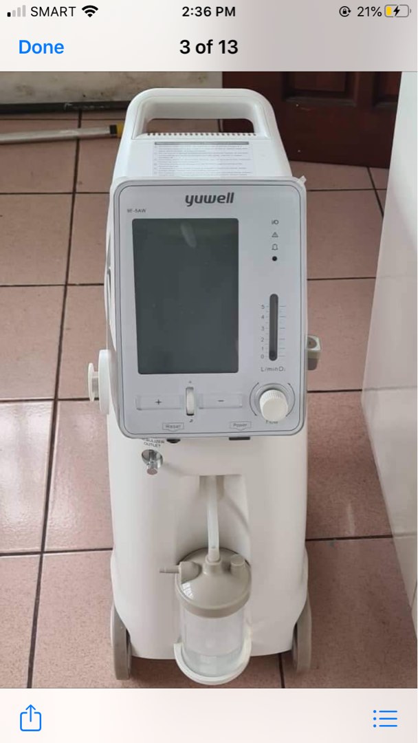 Yuwell Oxygen, Health & Nutrition, Medical Supplies & Tools on Carousell