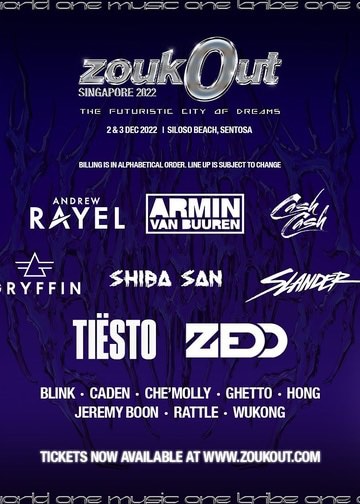 ZOUKOUT 2022 2 DAY PASS (DAY 1 AND 2) ZOUK OUT TICKET (day 2 ala carte ...