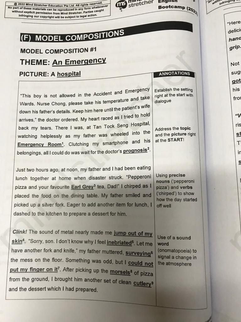 2022 PSLE P6 Math Science English Bootcamp notes and practices ...