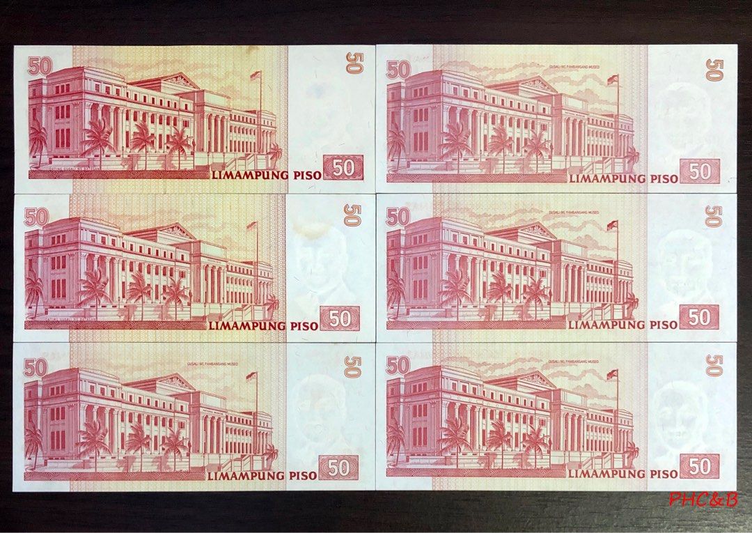 50 Piso Overprint New Design Series (NDS) Banknote, Hobbies & Toys ...