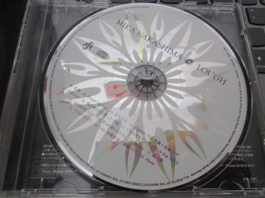 中島美嘉 Mika Nakashima - TOUGH 日版, 興趣及遊戲, 音樂樂器 & 配件, 音樂與媒體 - CD 及 DVD ...
